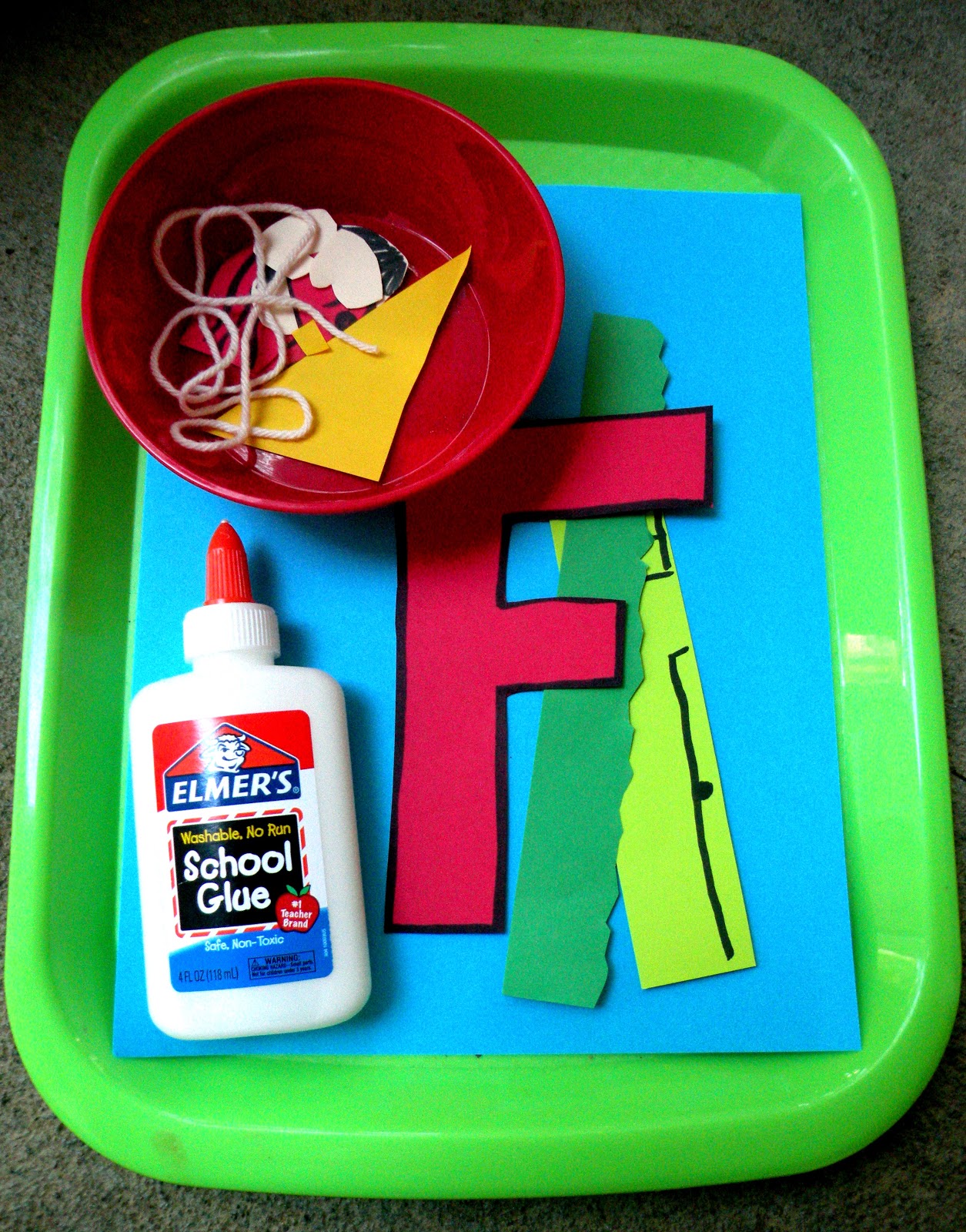 The Fantastic Five: F is for Firefighter Tot Trays