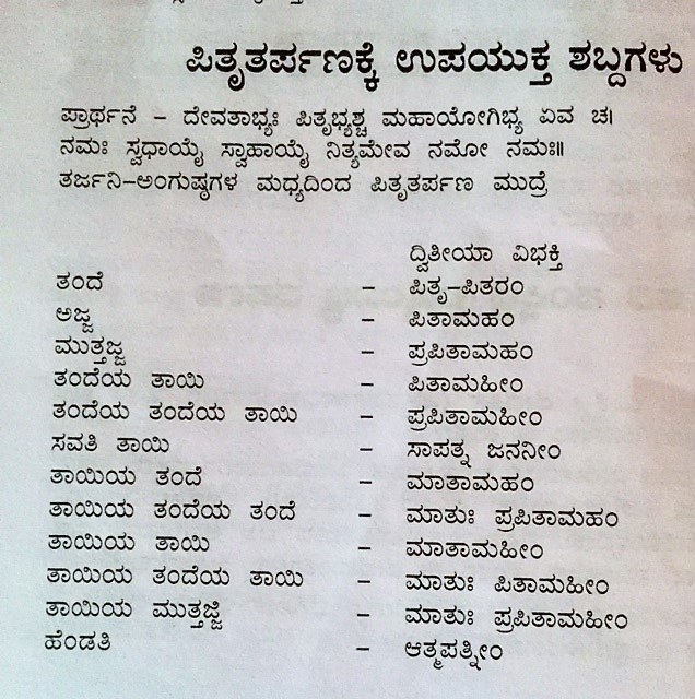 rao collections: pitru paksha shraddha 2 do it yourself ಪಿತೃಪಕ್ಷ ಶ್ರಾದ್ಧ