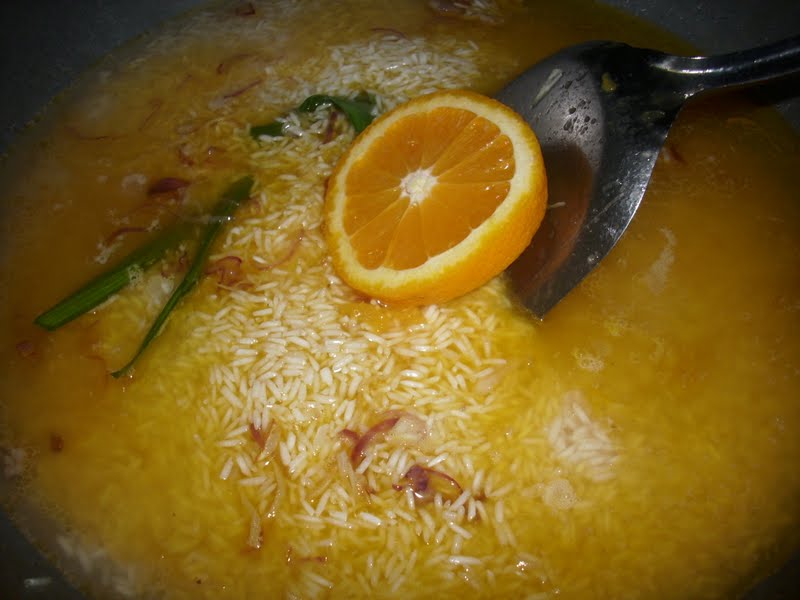 Nasi Oren Ayam Lemon Madu - Amie's Little Kitchen