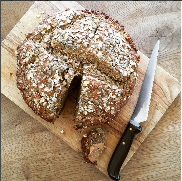 nonchalant mom: recipe :: BA seeded whole grain soda bread