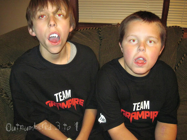 Scary Grampires Halloween Party #thehauntinghour - Outnumbered 3 to 1