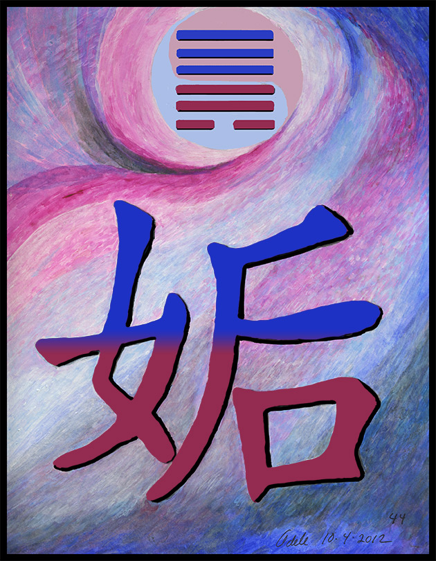 KHRESTÉRION: I Ching – Hexagrama 44: Kou - Vir ao Encontro