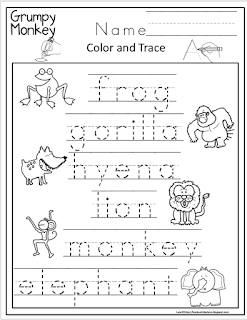 GRUMPY MONKEY WRITE THE ROOM FREE ~ Book Units by Lynn