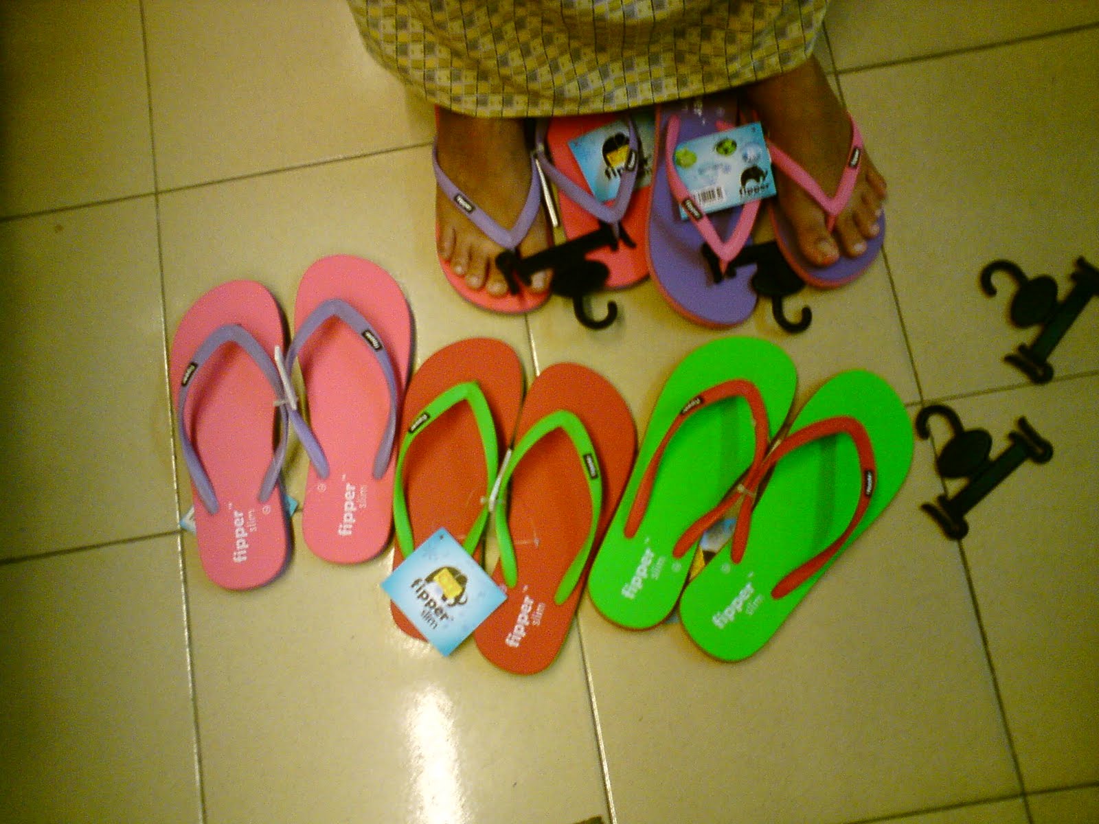 licha and the blog: selipar jepun cantik nama fipper