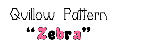 Quillow Pattern "Zebra" - Parties and Patterns