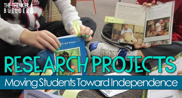 Student Led Research Projects: Moving Students Toward Independence