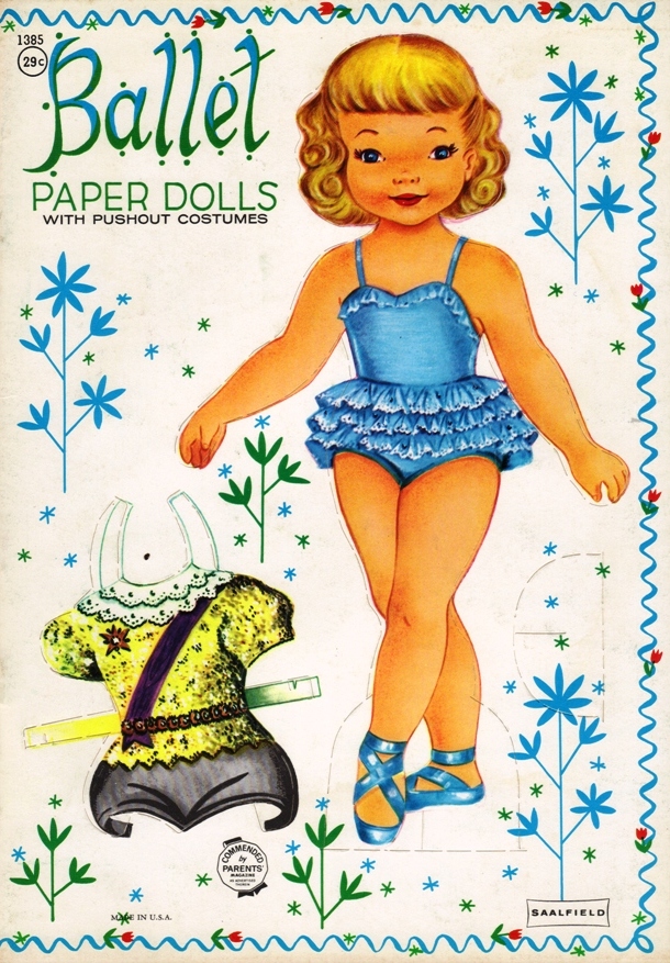 ☆Sharon's Sunlit Memories☆: More Little Ballerina Paper Dolls (Saalfield)