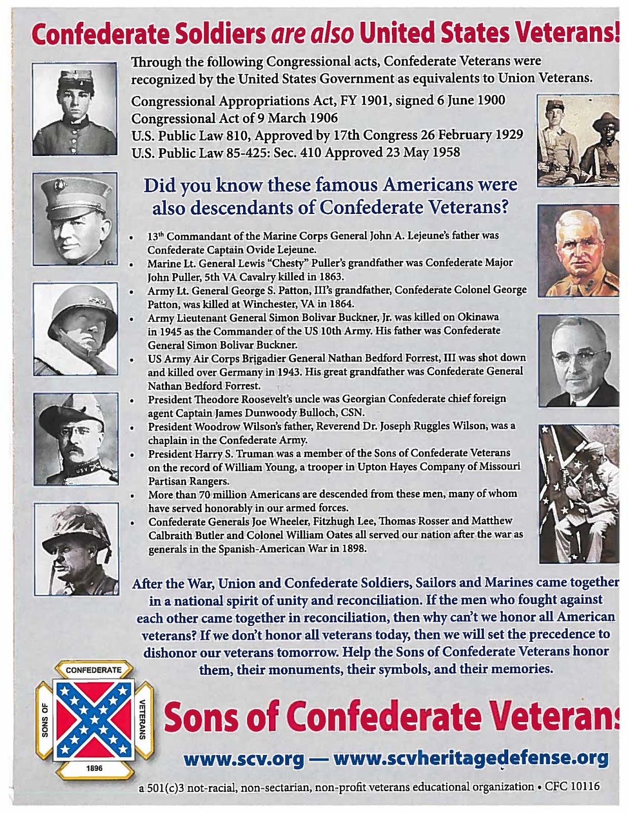 The Prattville Dragoons SCV Camp Blog: Famous Descendants of ...
