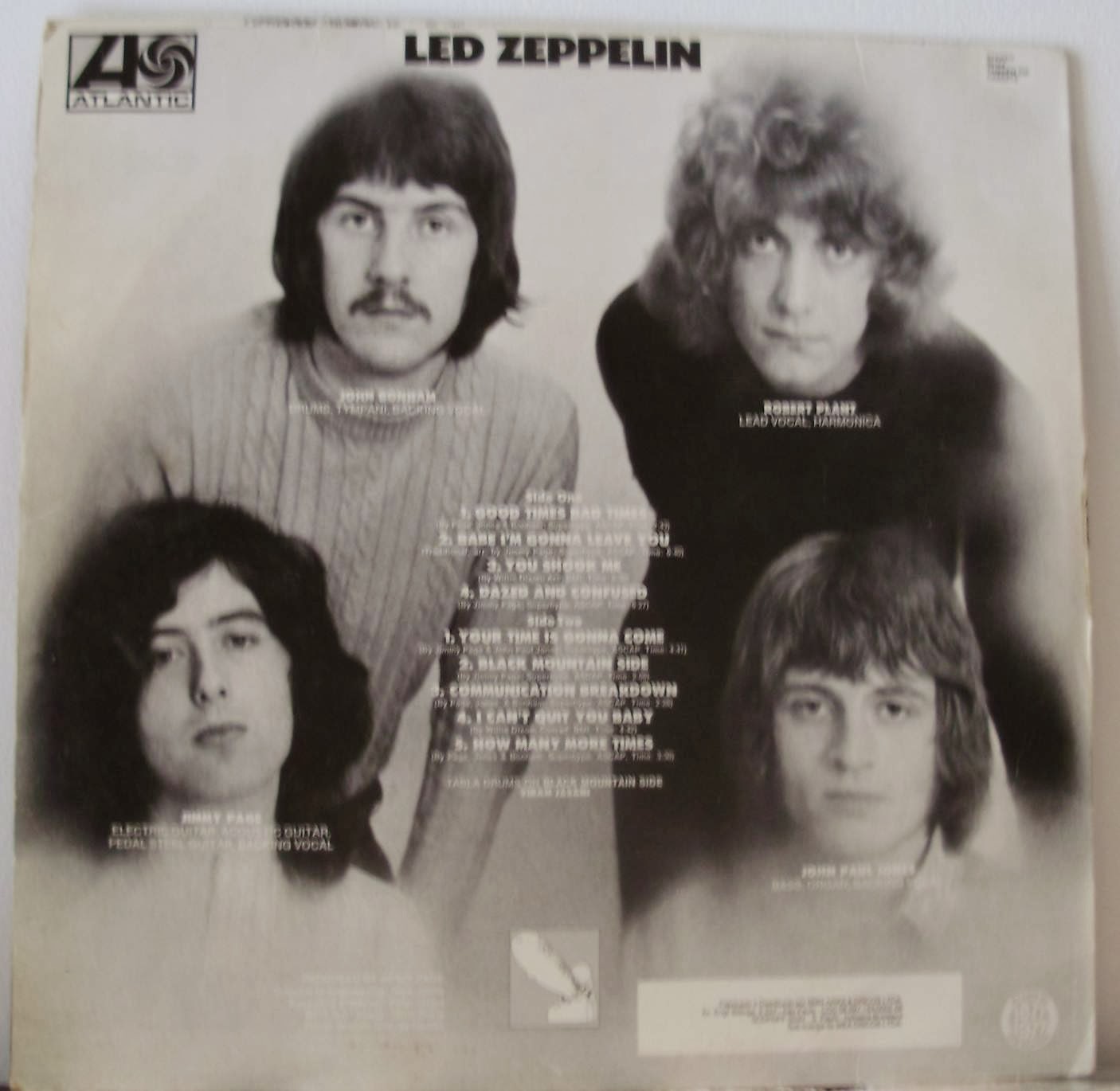VIDA & VINIL (Chrisóstemo´s Collection): LED ZEPPELIN - Led Zeppelin I