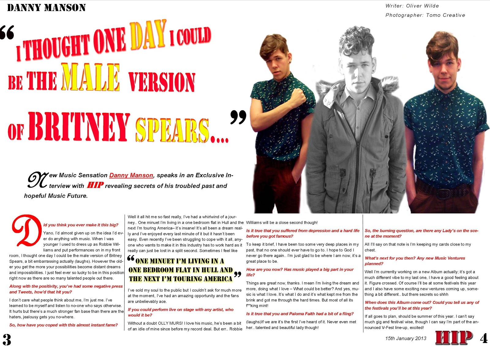 Chloë Hatton AS Media Studies Blog: Double Page Spread Drafts