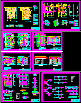 Plan de Logements en format dwg ~ Engineering et Architecture