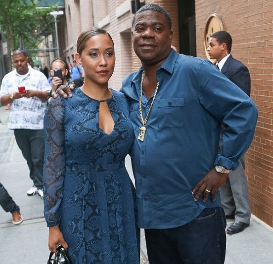 Comedian Tracy Morgan steps out with his wife and cute daughter