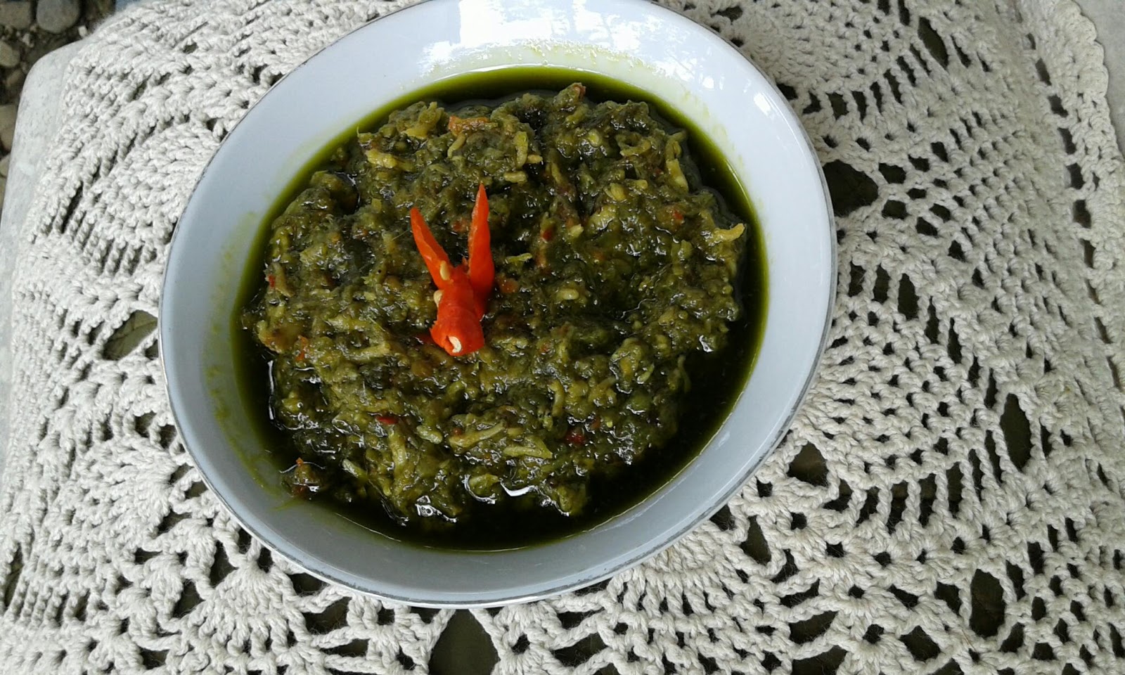 Rizka Kitchen Corner Teri Sambel Ijo