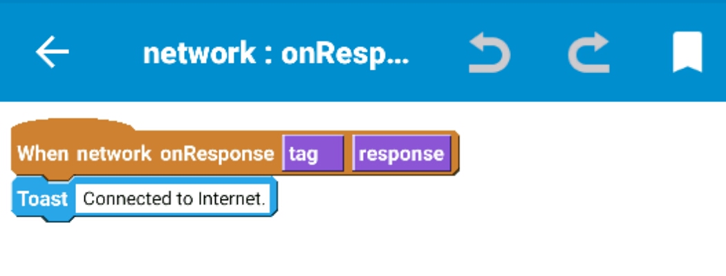 How to check internet connection in Sketchware?