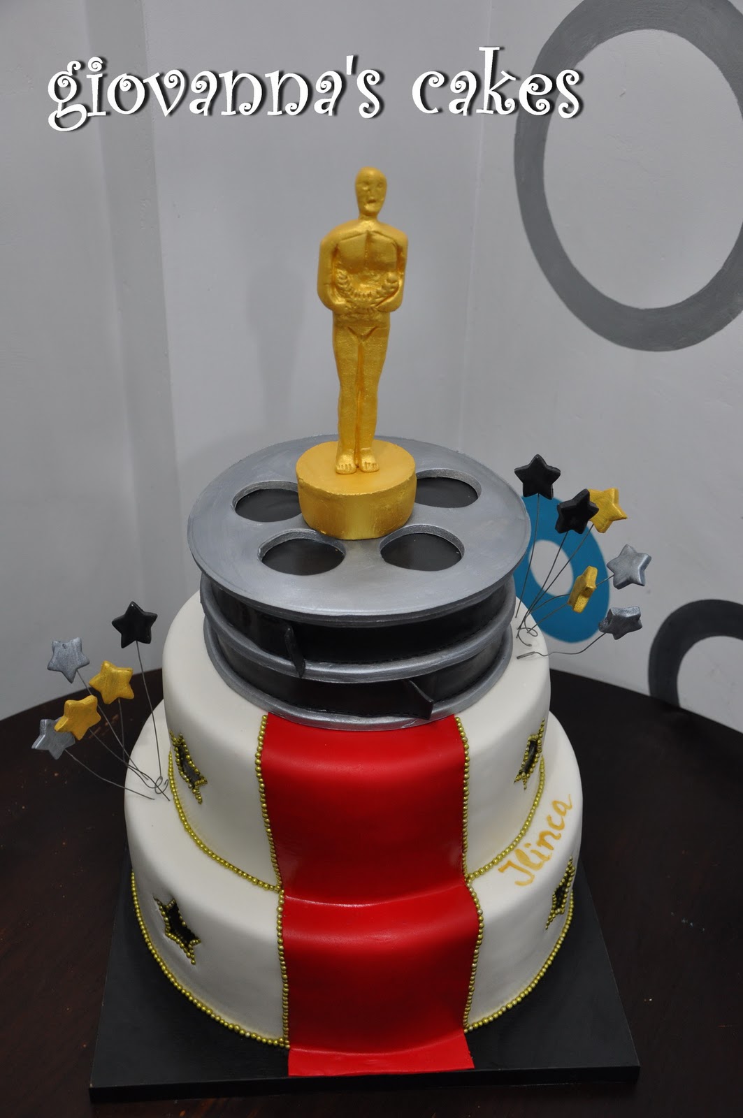 giovanna's cakes: Oscar themed birthday cake