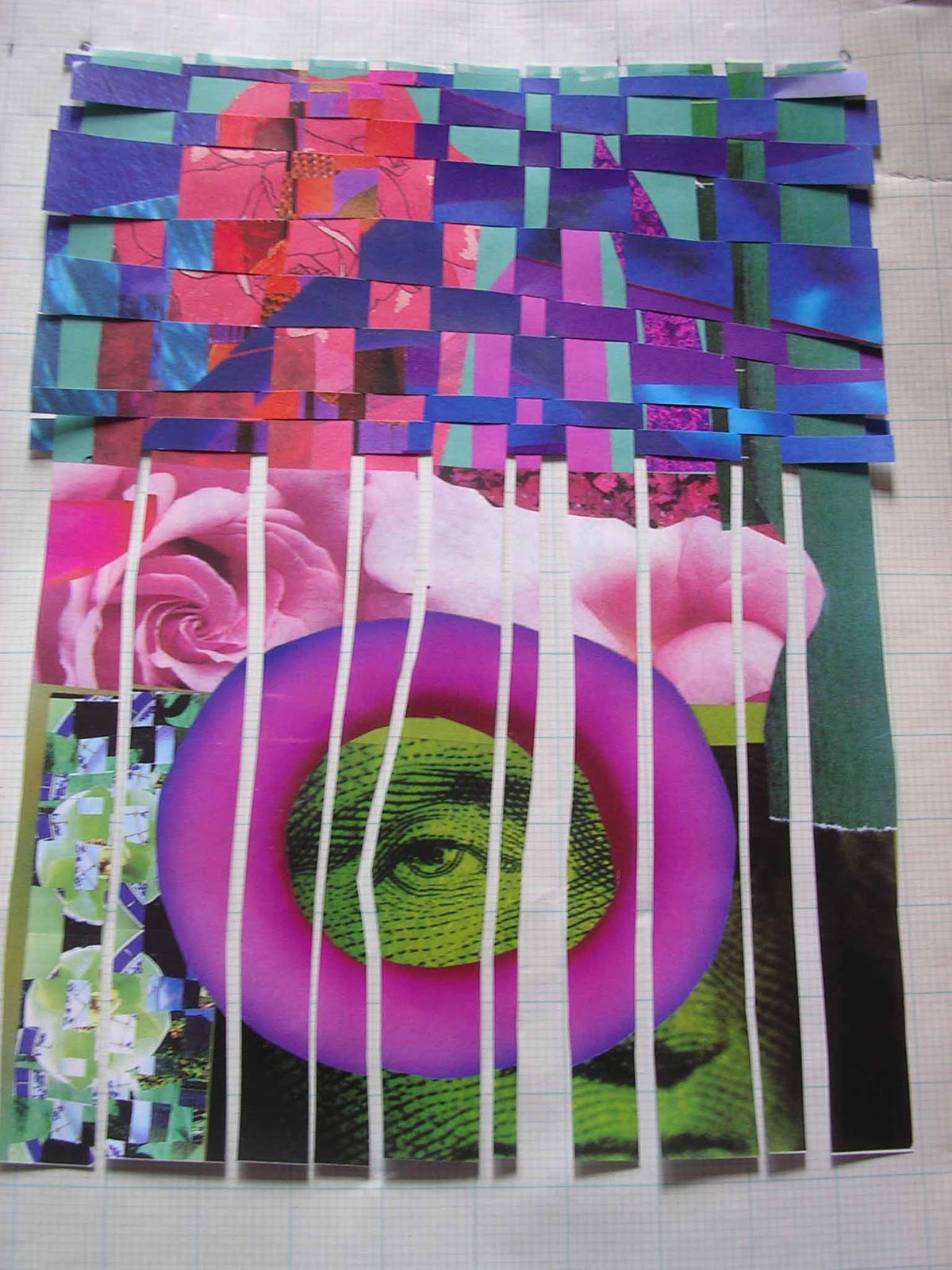 Weaving Spirit: WOVEN PAPER COLLAGE WORKSHOP