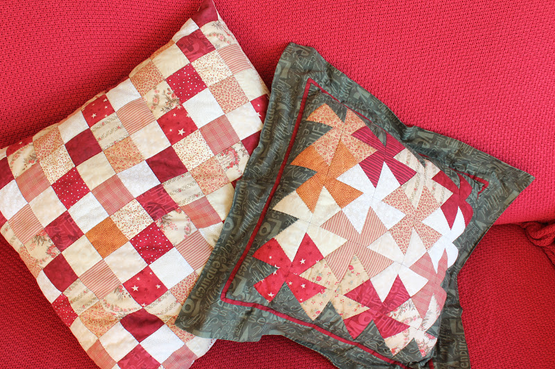MI HOGAR DE PATCHWORK: COJINES PARA EL SOFA