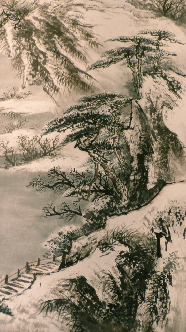 AU GRE DU PINCEAU : SHI BO: UNIVERS DE SILENCE, ABSOLU........