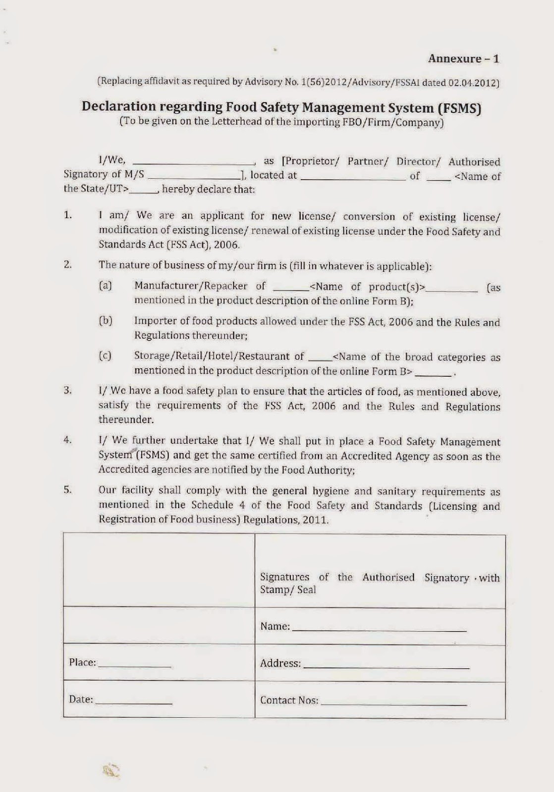 FOOD SAFETY LATEST: Mar 26, 2015