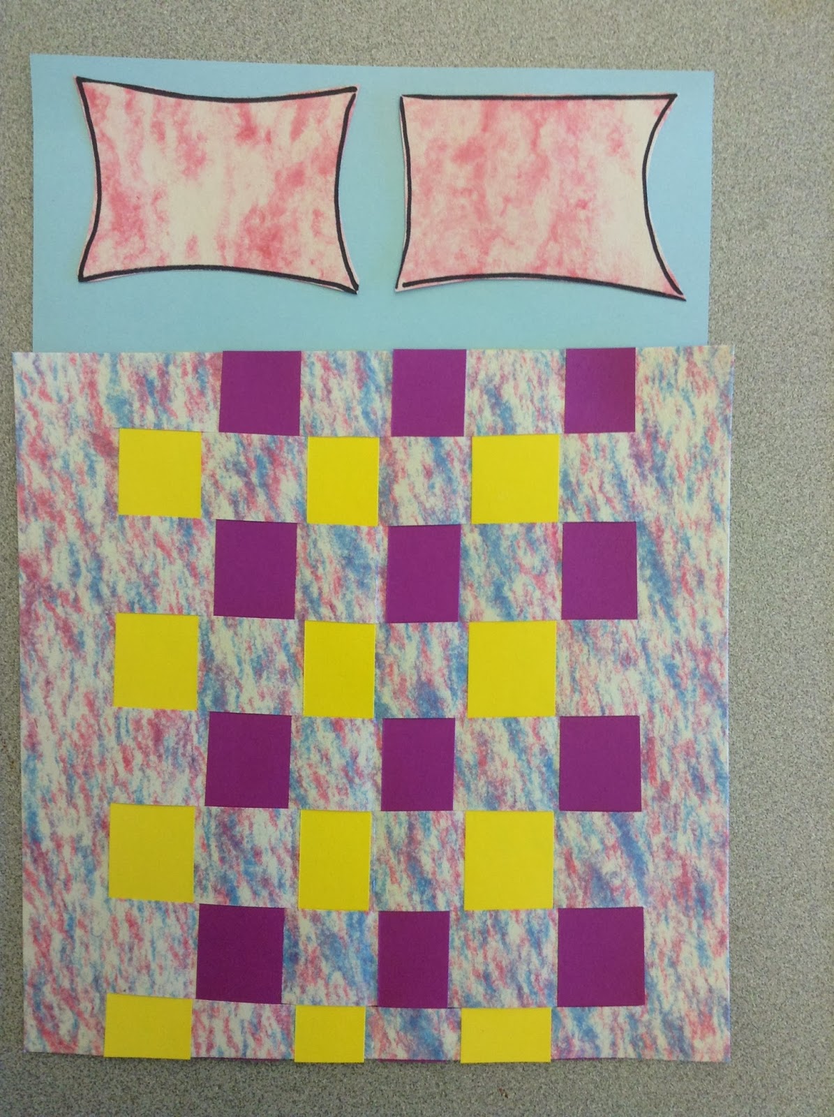 Mr Kantor's Classroom: Paper Weave Bedding