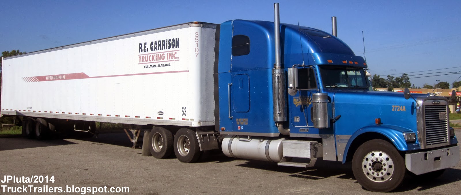 TRUCK TRAILER Transport Express Freight Logistic Diesel Mack Peterbilt ...