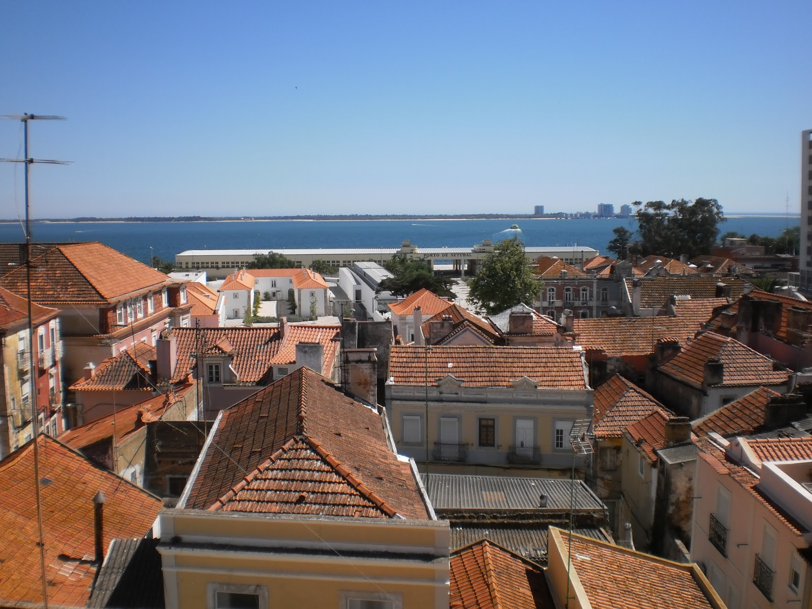 Setúbal Maravilhosa: Vista do terraço de "O Setubalense"