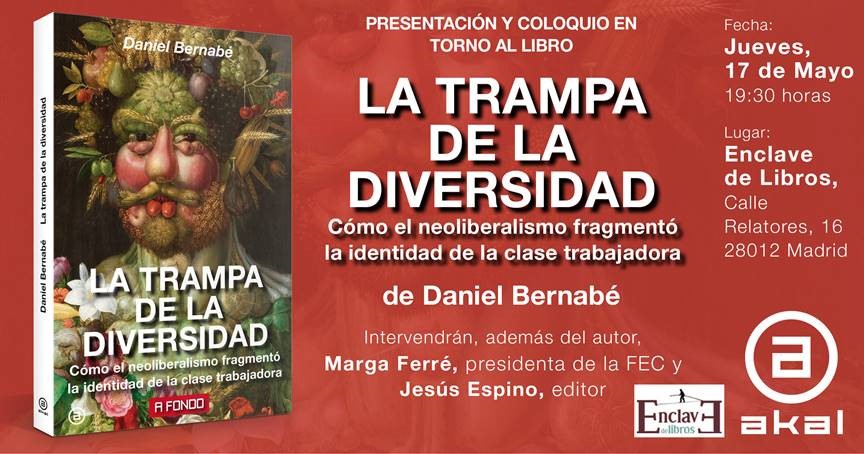 Enclave de libros: Presentación del libro LA TRAMPA DE LA DIVERSIDAD de ...
