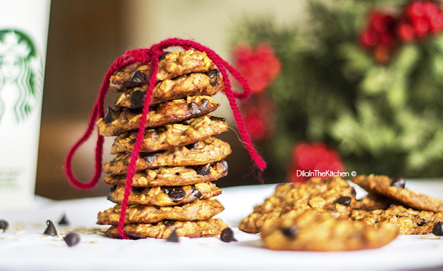 Dila In The Kitchen: Yulaflı Muzlu Damla Çikolatalı Kurabiye (Oatmeal ...