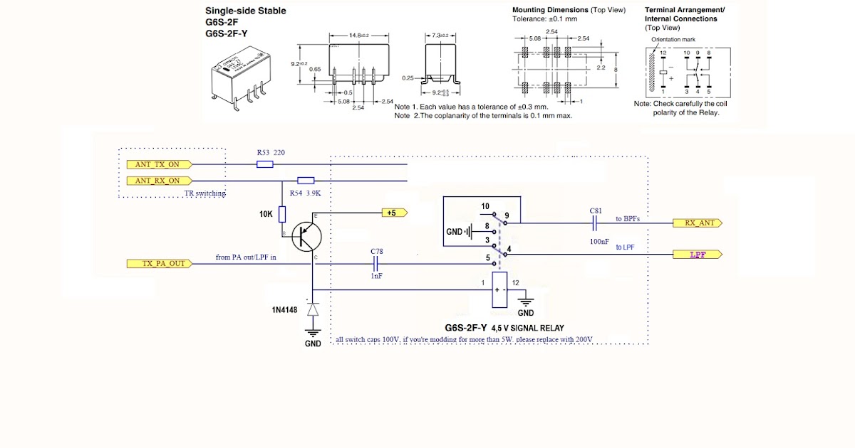 mcHF V06 TX-RX antenna switching: Pin diodes vs Relay