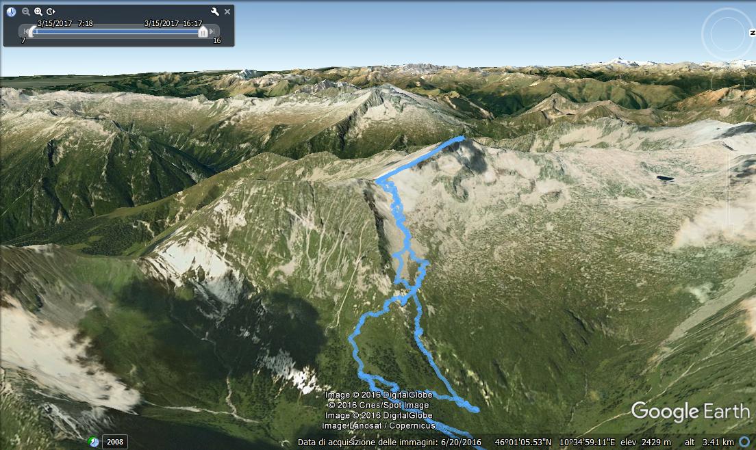 Bici e scialpinismo: Cima Valbona