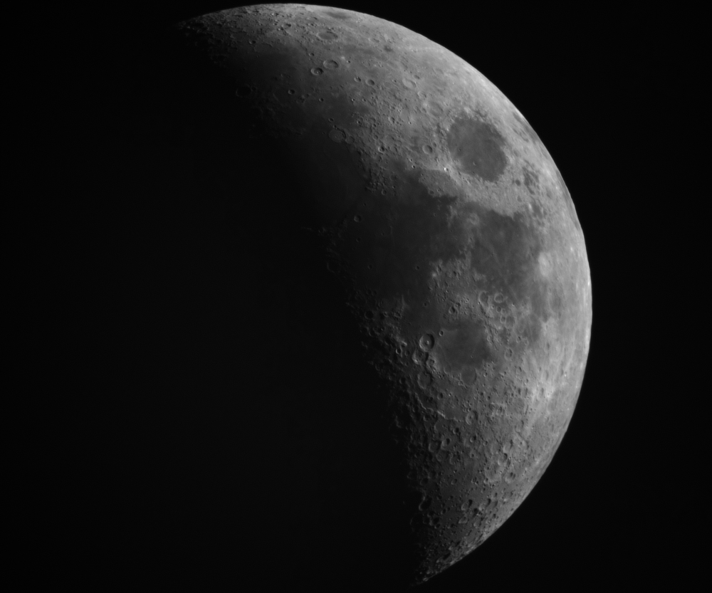 Astronomia Amatorska: Moon 2015-05-24 Lunation 6.41 day