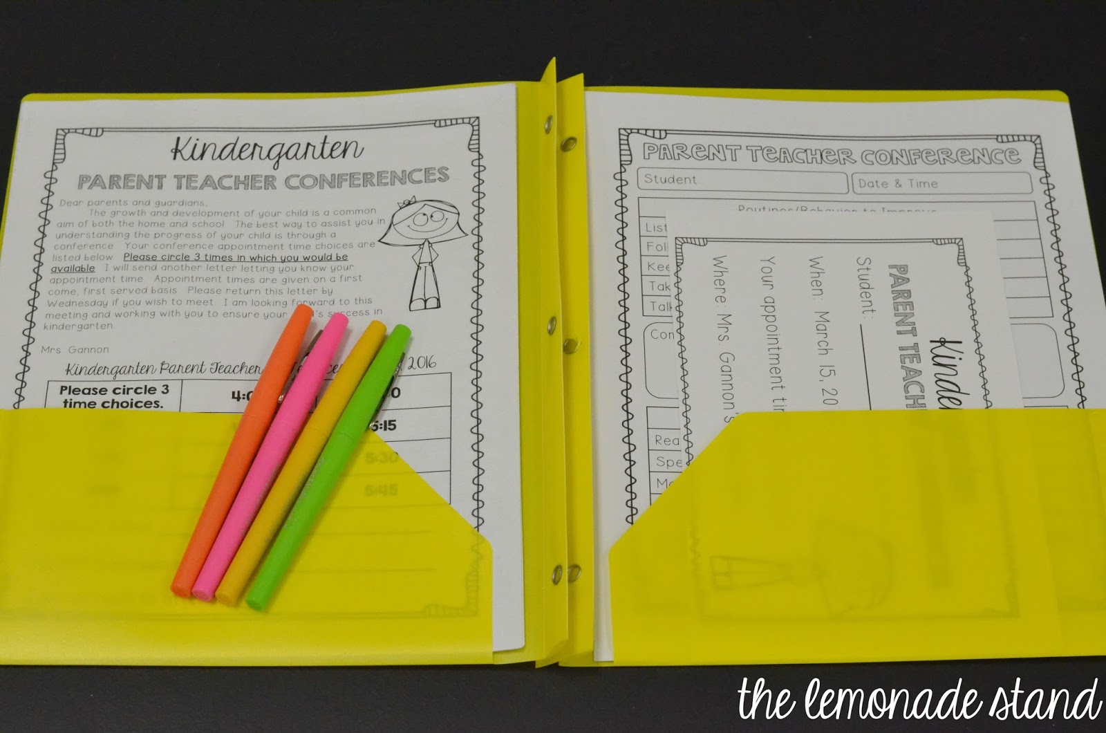 Parent Teacher Conferences | The Lemonade Stand