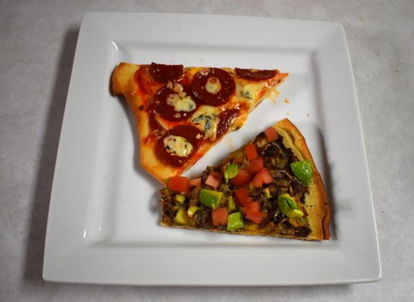 Pepperoni & Blue Cheese Pizza