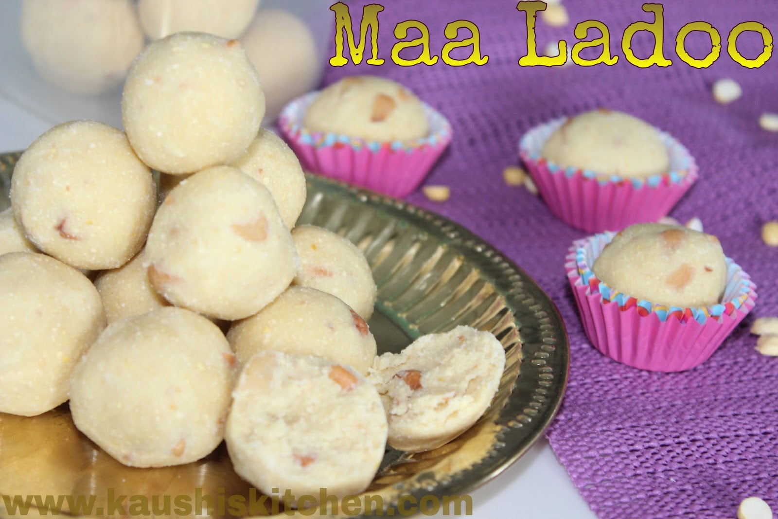 MAA LADOO / POTTUKADALAI LADOO / ROASTED GRAM LADOO