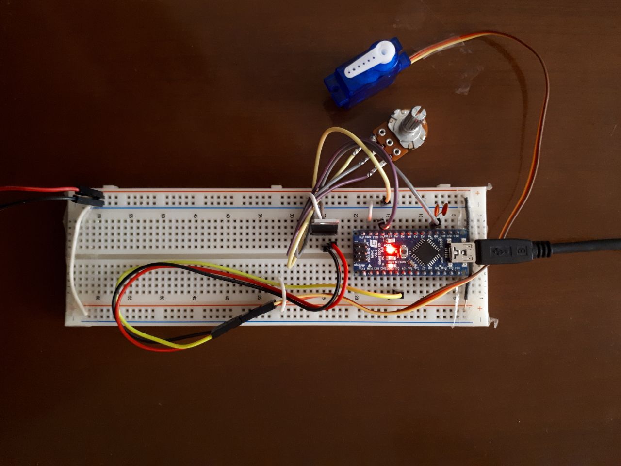 Servo Motor By Arduino Nano