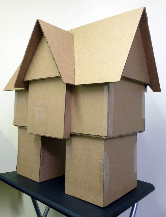 Karin Corbin Miniatures: Elizabethan Gatehouse Mockup