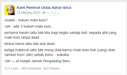 ♥CMa786♥: Main Kutu : Lafaz Akad Main Kutu (Pinjaman)