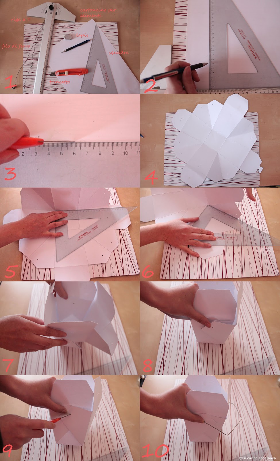 chinese take away box (con il famoso cartamodello) - La cucina ...