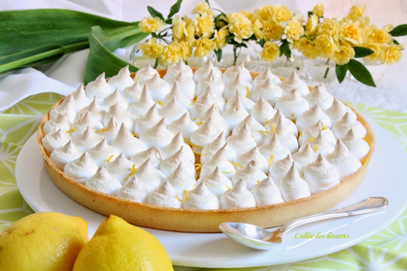 L'allée des desserts: Tarte au citron meringuée