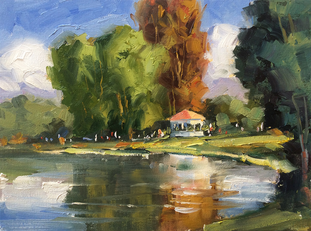 TOM BROWN FINE ART: WORKSHOP DEMO PAINTING by TOM BROWN