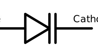 Varactor diode symbol