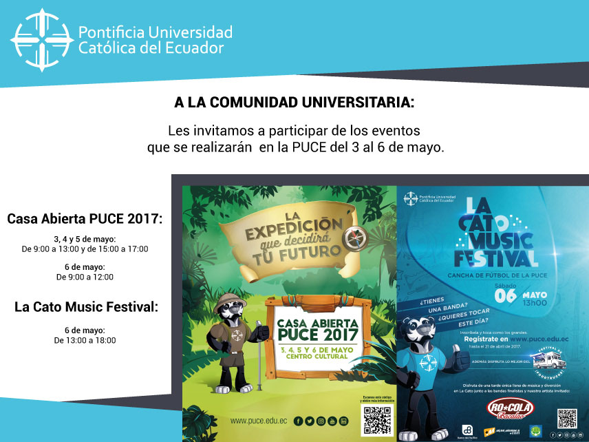 Noticias y eventos | Carrera de Arquitectura | PUCE: abril 2017