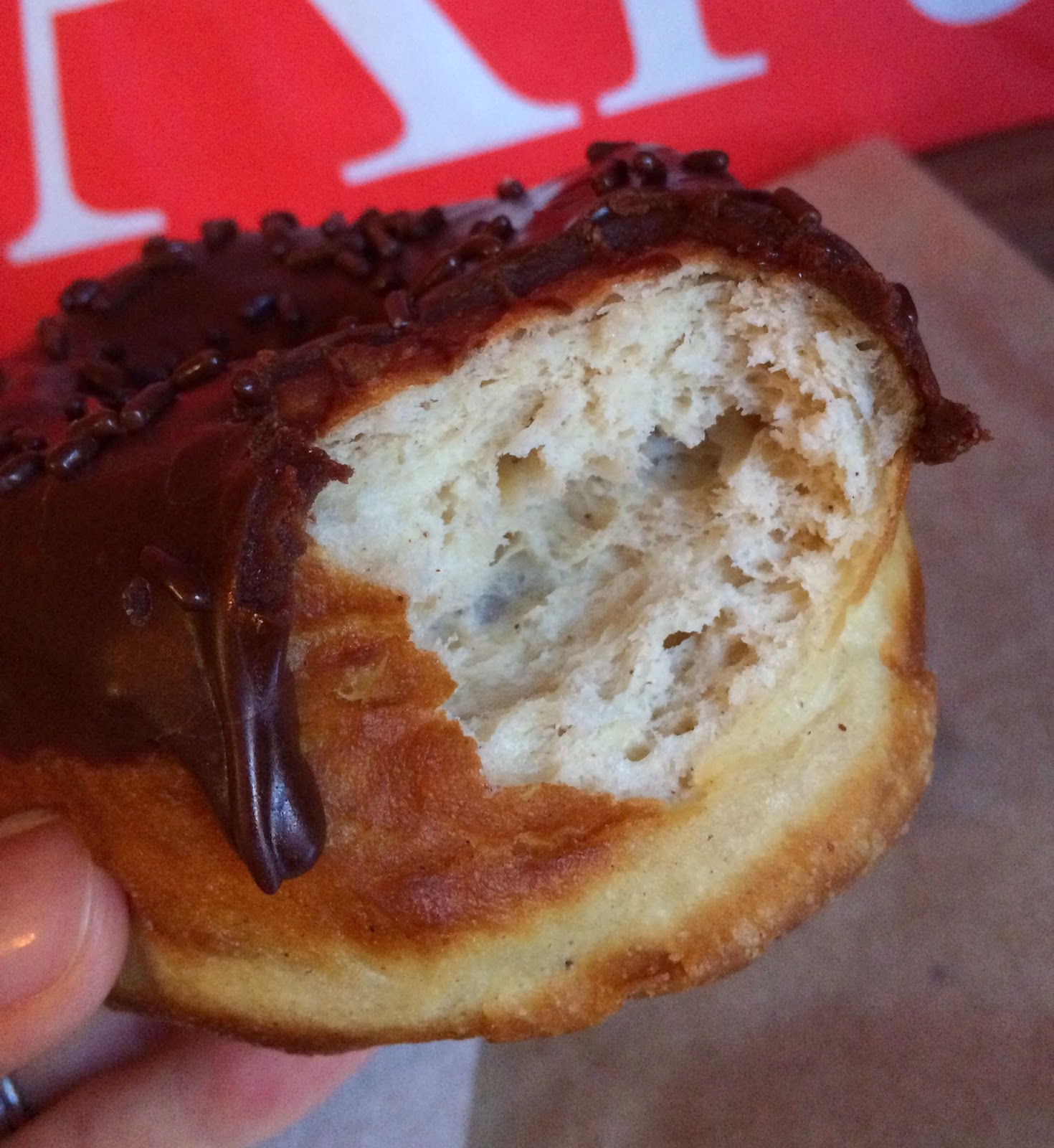 Chocolate Yeast Doughnut From Dough Loco / ドウ ロコのチョコレート イーストドーナツ ~ I'm ...