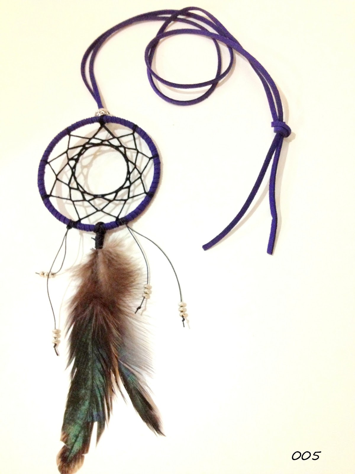 Dream Catchers & Accessories: Traditional Dream Catcher Necklace