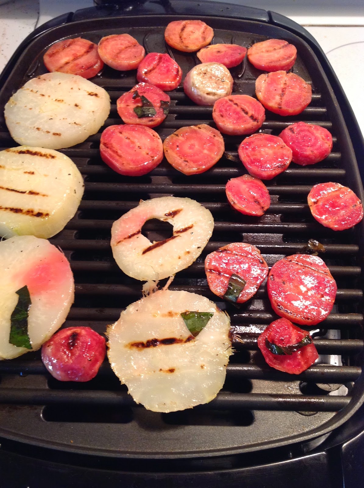 The Purple Cook: Grilled Beets and Kohlrabi