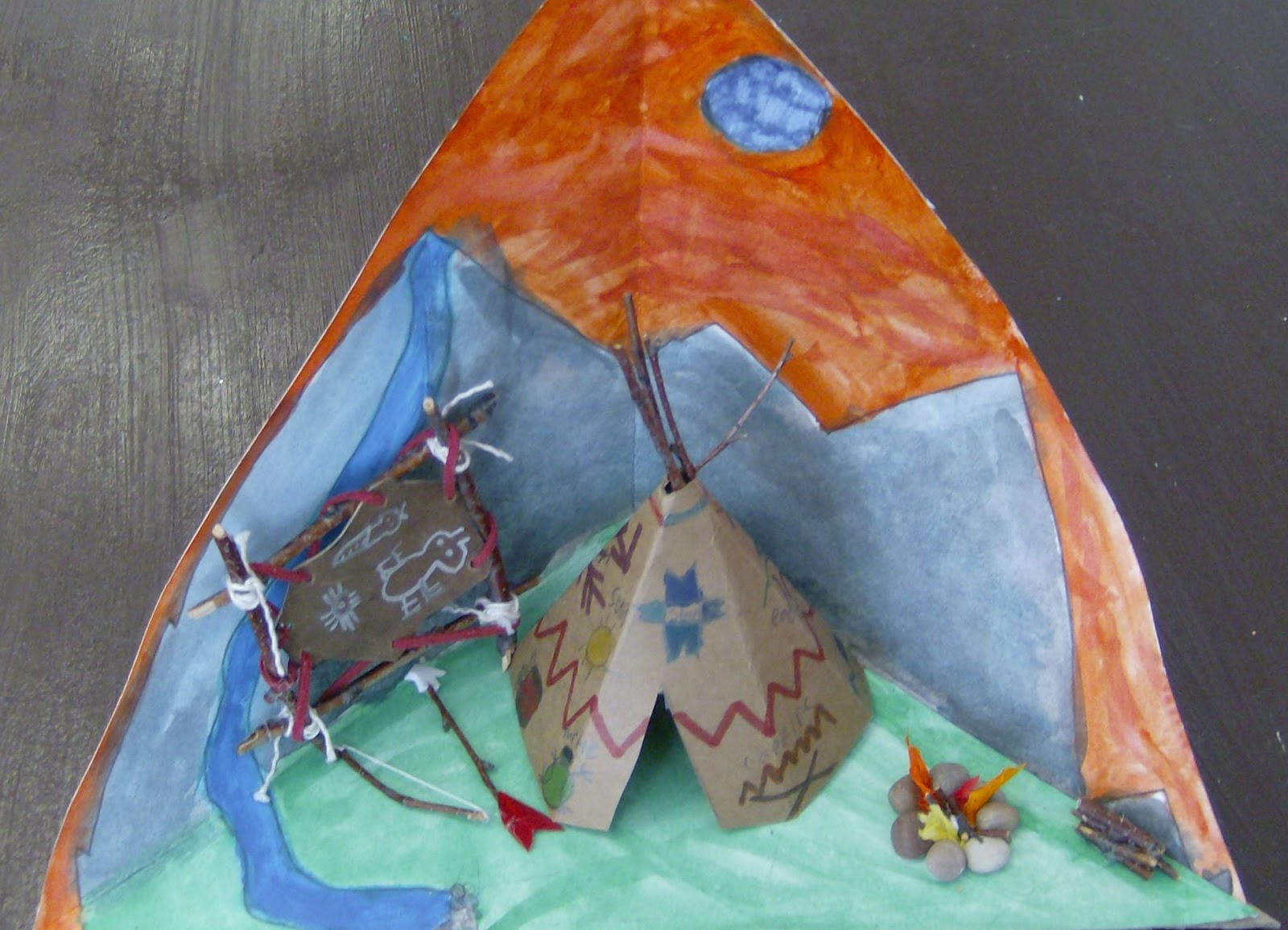 Blackfoot Art Center: Out West! Native American Trioramas