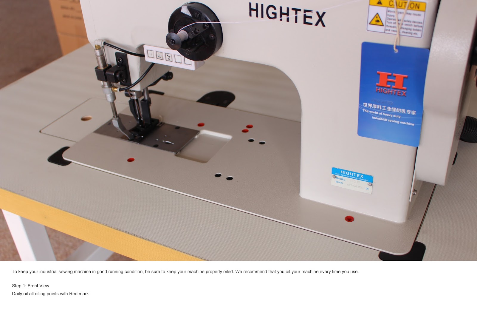 Heavy duty industrial sewing machines: Double needle ornamental stitch ...