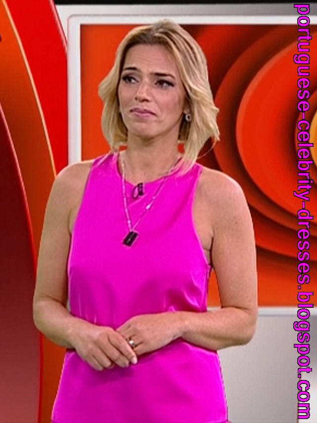 PORTUGUESE CELEBRITY DRESSES: RITA ANDRADE EM - "NHC" - 29-5-2016