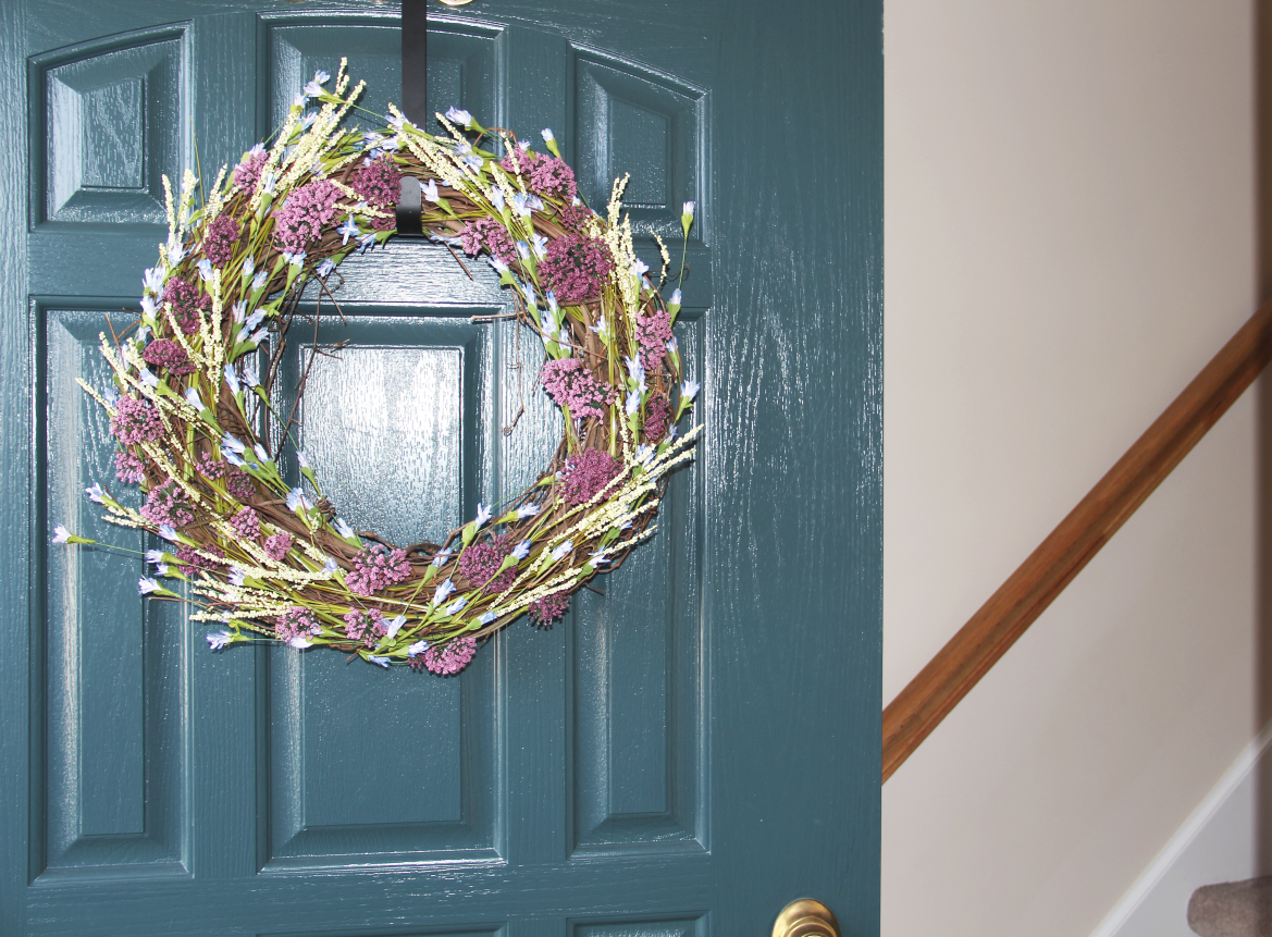 DIY Spring Door Décor | Home On Oak