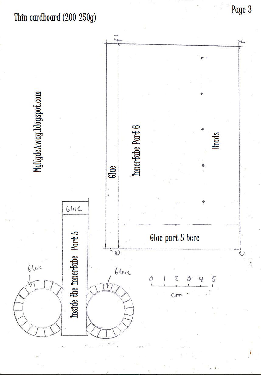 My Craft and Garden Tales: Crafting a Cryptex - tutorial with template
